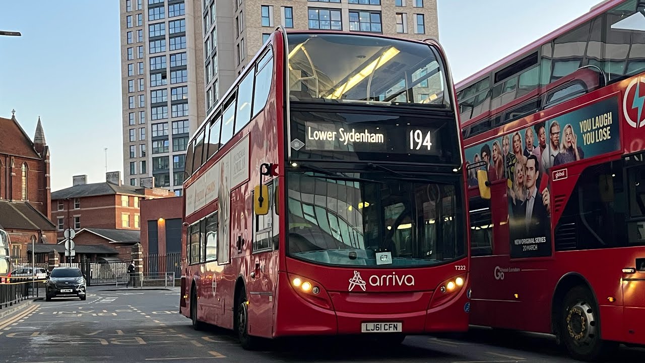 Full Route Visual. Route 194: West Croydon - Lower Sydenham | Enviro400 ...