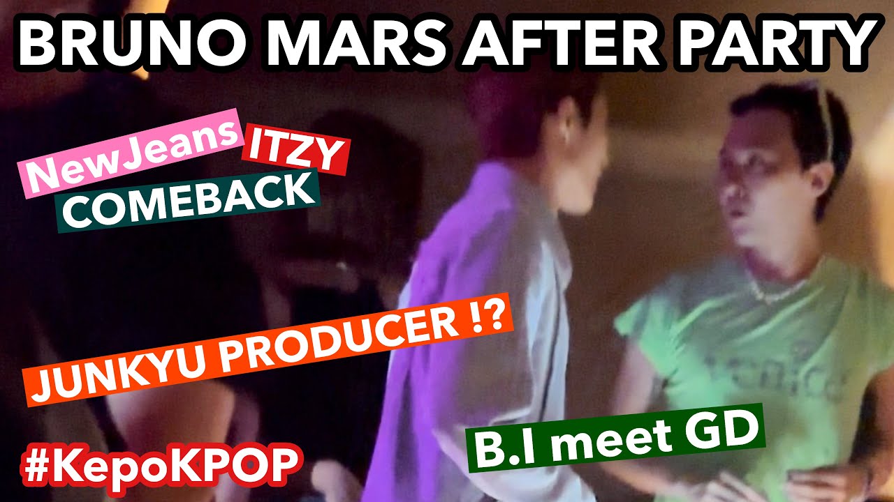 GD, TREASURE T5, NEWJEANS, ITZY, B.I MEET RM of BTS - YouTube