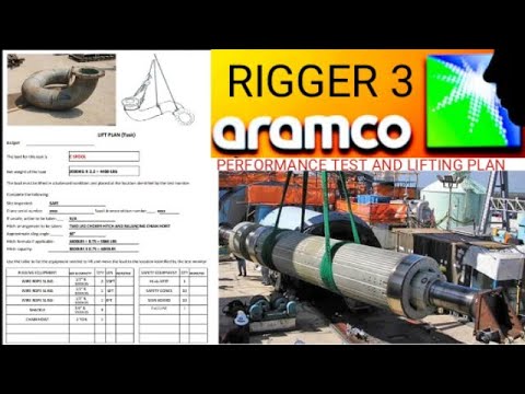Saudi Aramco rigger 3 practical exam, Aramco rigger level 3 performance ...
