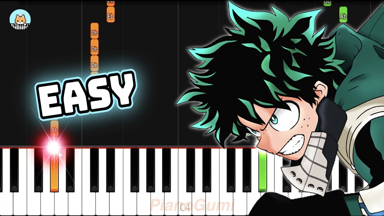 Boku no Hero Academia Season 6 OP - "Hitamuki" - EASY Piano Tutorial ...