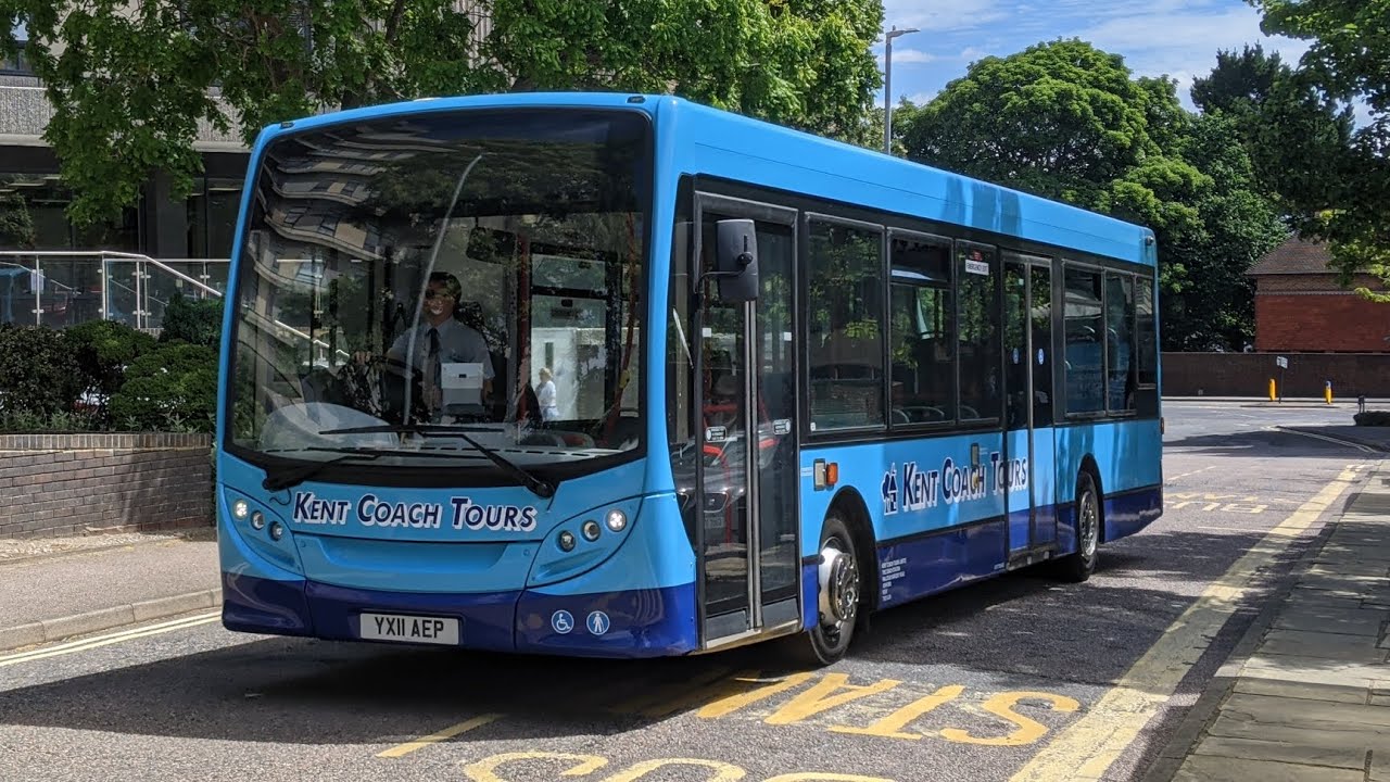 Kent Coach Tours YX11 AEP Enviro 200 - YouTube