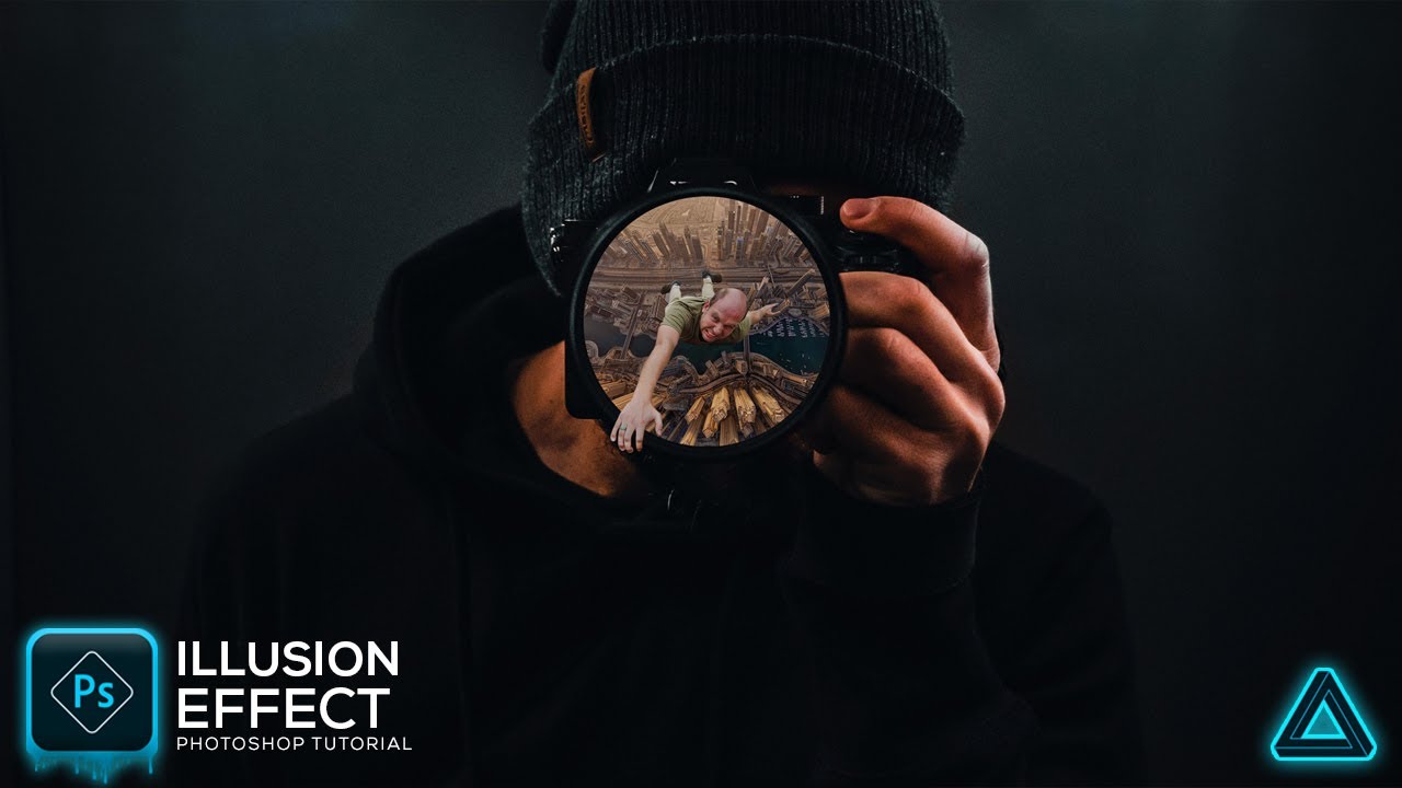 Falling From the Camera Lens | Illusion Effect Tutorial - YouTube