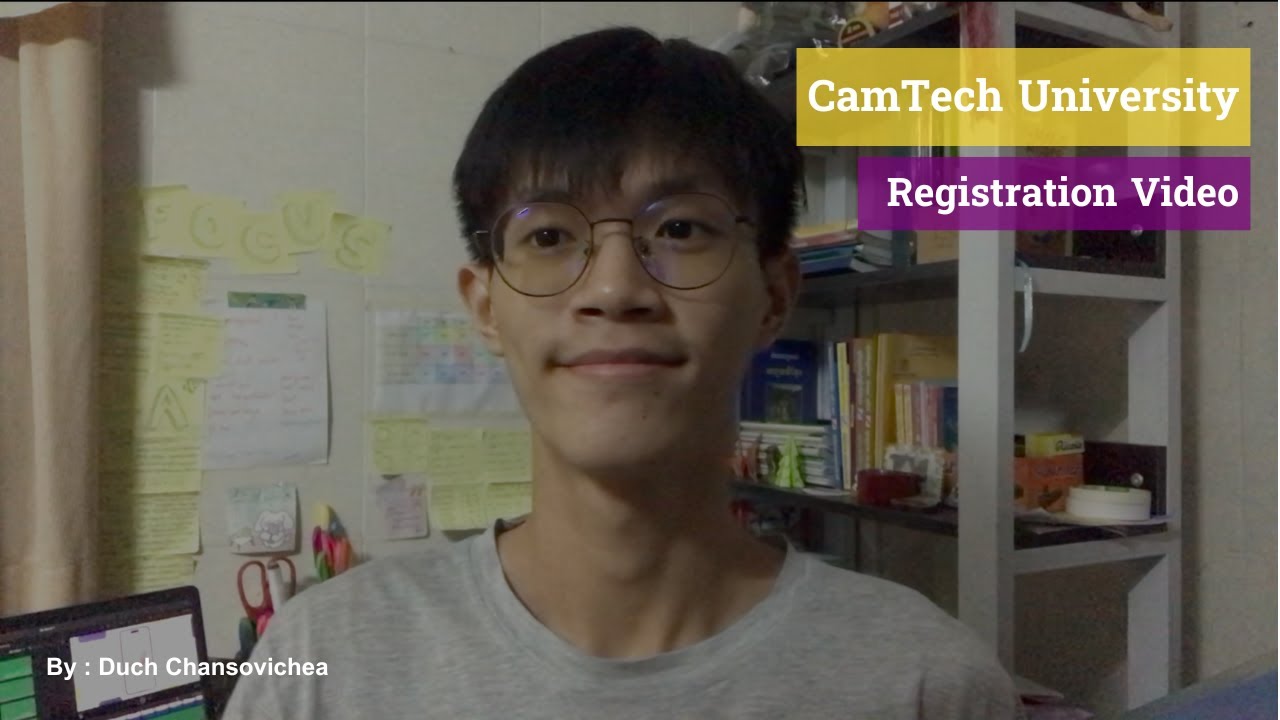 Duch Chansovichea | CamTech University Scholarship video - YouTube
