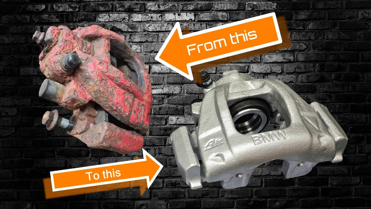 How to rebuild the front brake Calipers MINI COOPER R50 R52 R53 R56 R55 ...