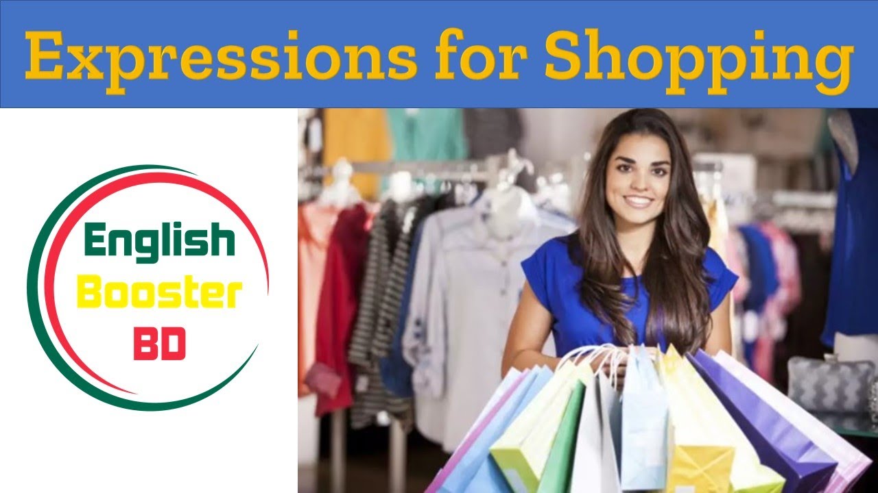 10 expressions for shopping - YouTube