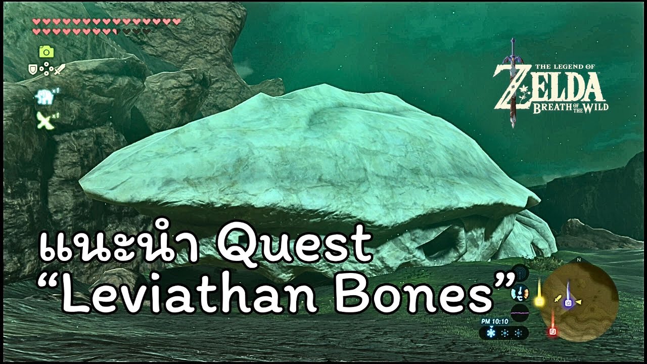 แนะนำ Quest - Leviathan Bones「巨大クジラの化石」- The Legend of ZELDA : Breath ...
