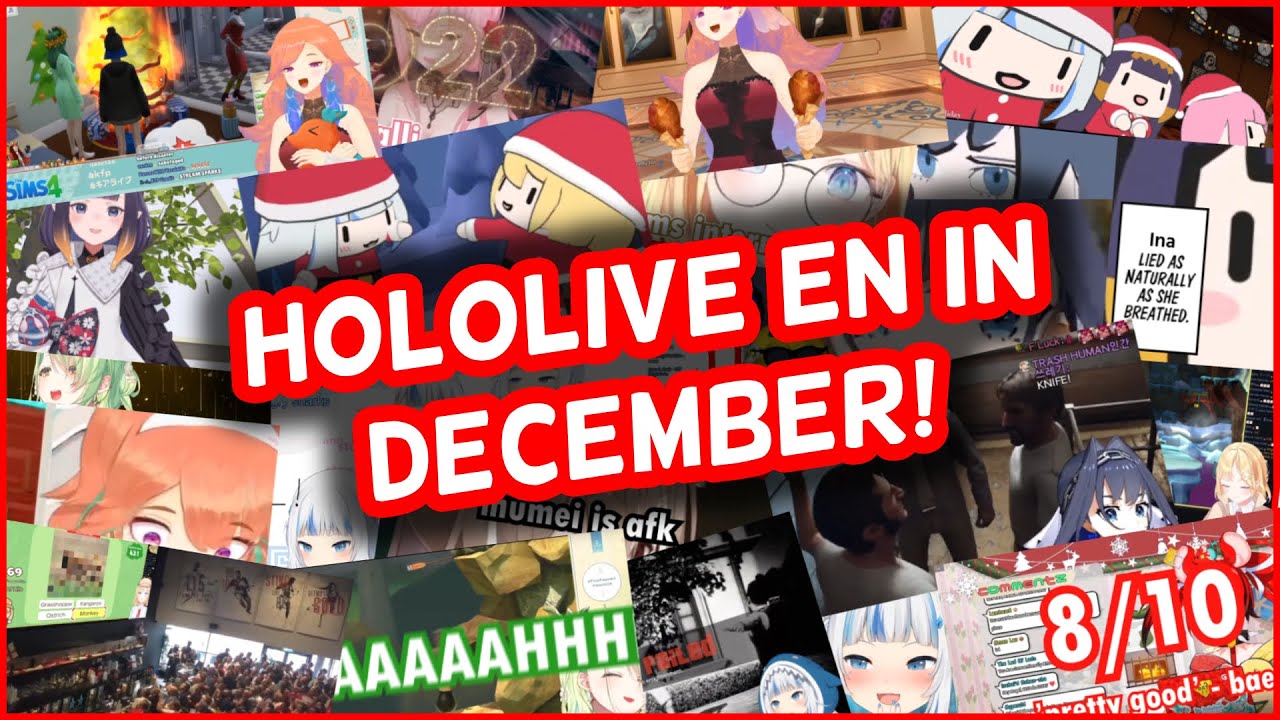 The Best HololiveEN Moments From December 2021 | HololiveEN Clips - YouTube