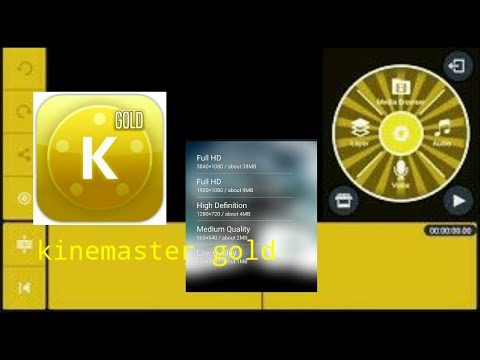 How to download and use kinemaster gold - YouTube