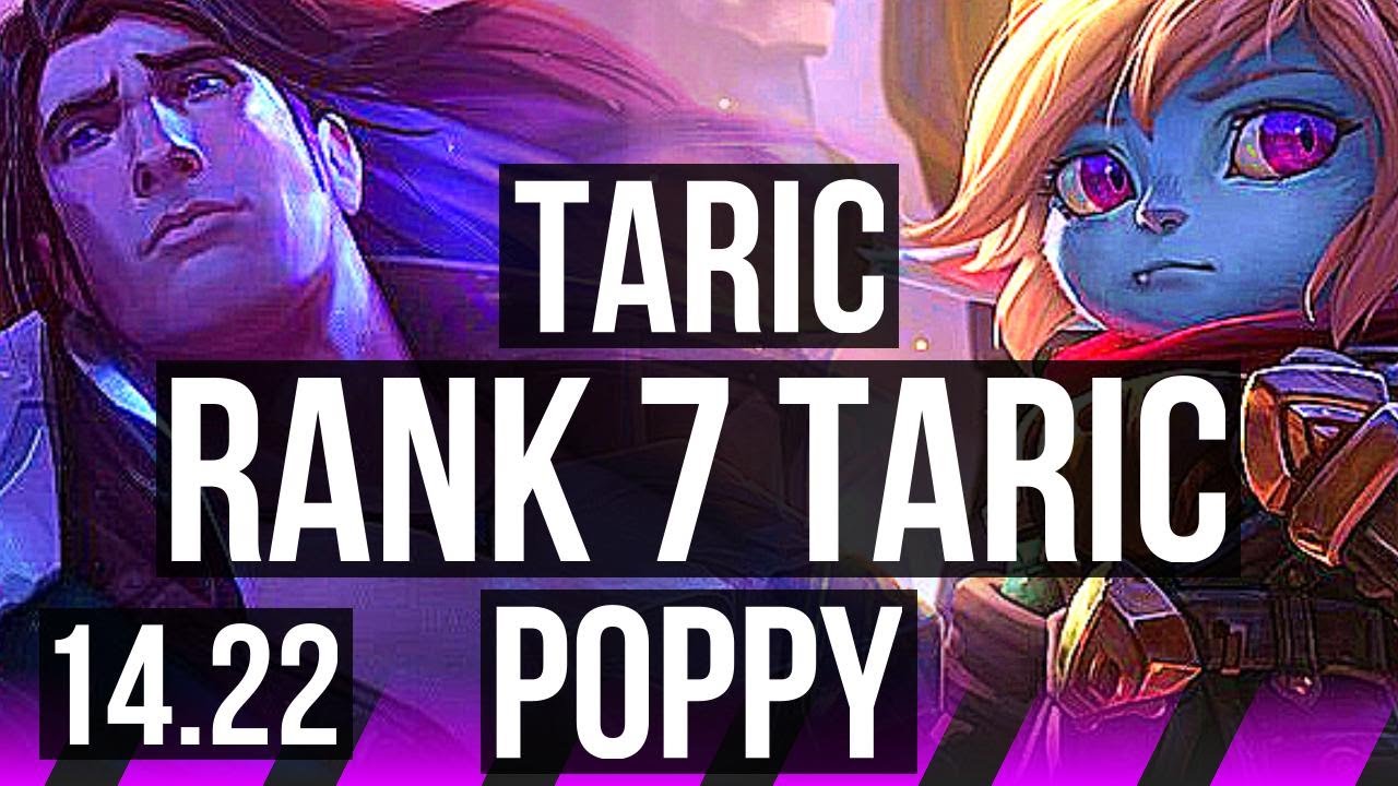 TARIC & Varus vs POPPY & Ezreal (SUP) | Rank 7 Taric, 600+ games, 2/4 ...