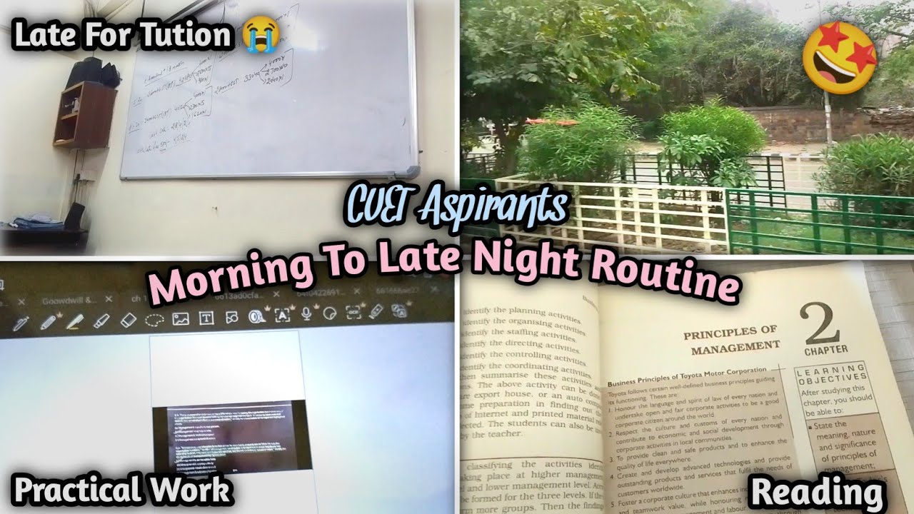 Morning To Late Night Routine 😍| CUET Aspirants - YouTube