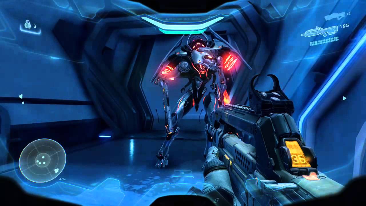 Halo 5 Guardians - Captured Promethean Knight - YouTube