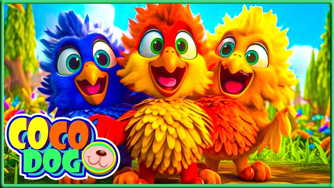 Three Majestic Eagles Paint the Sky with Colors -baby song - Nursery ...