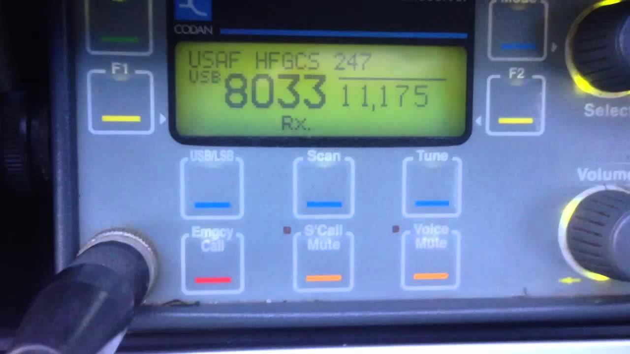 USAF HF radio network 11175khz - YouTube