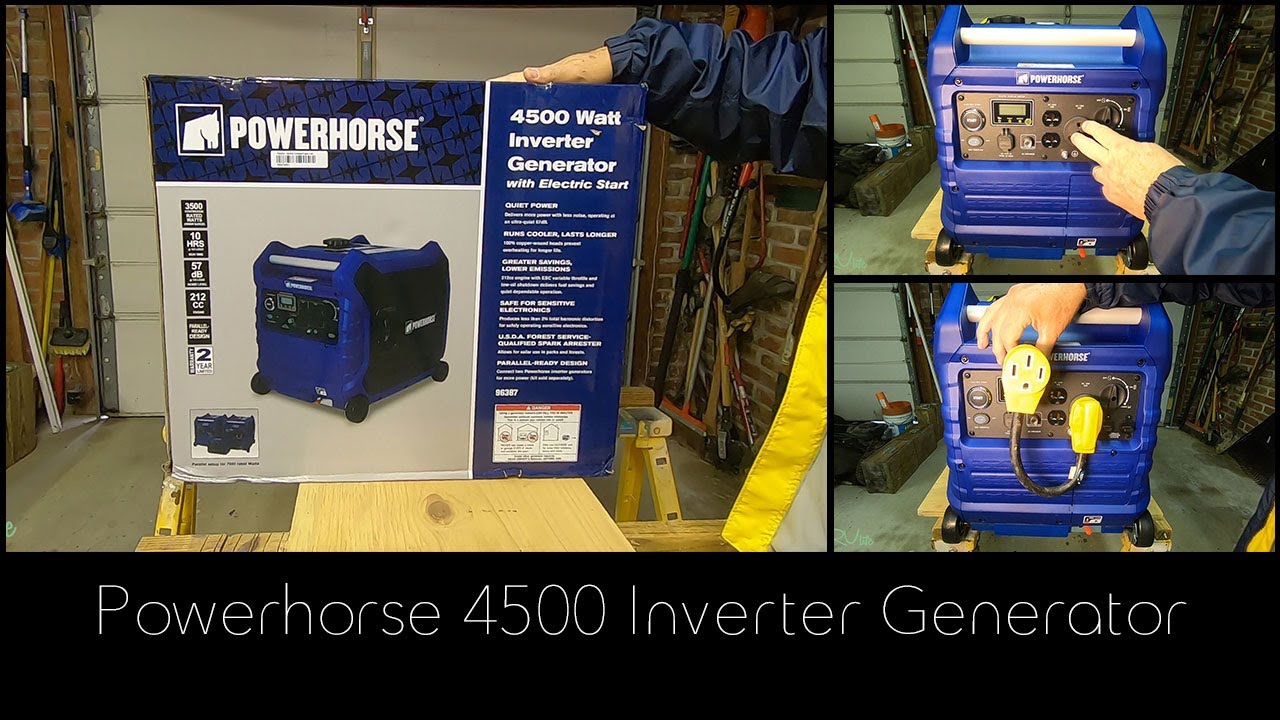 Powerhorse 4500 Inverter Generator - YouTube
