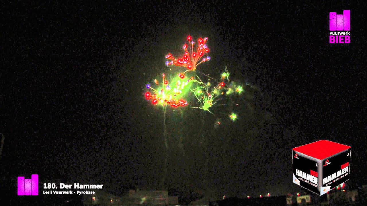 Der Hammer - Lesli Vuurwerk - Pyrobase - vuurwerkbieb.nl - YouTube