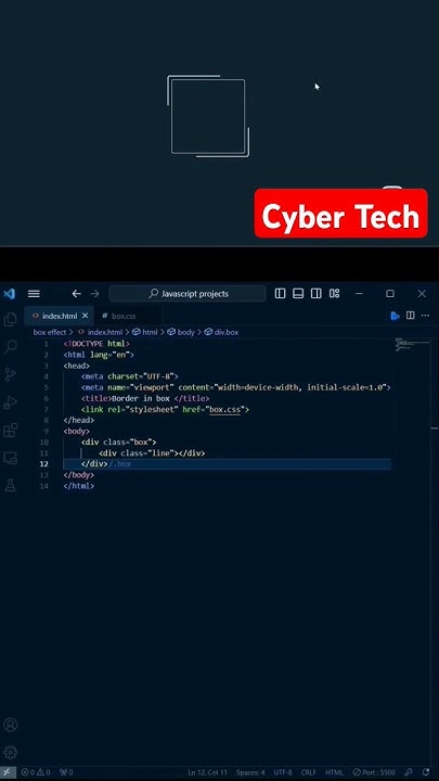 Unique Border Progress bar & Animation #html #coding #viralvideo #css #viral #tutorials - YouTube