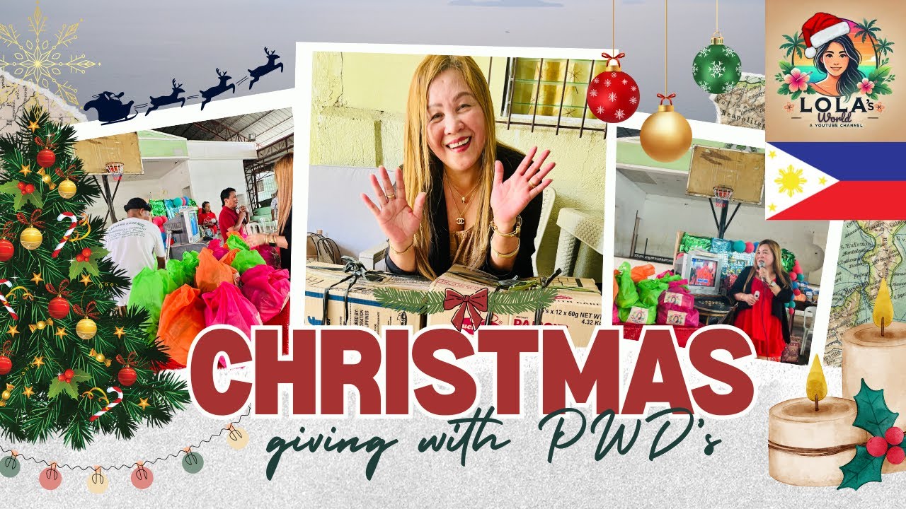 Giving Back This Christmas🎄to PWD | Disabled in the Philippines 🇵🇭 ...