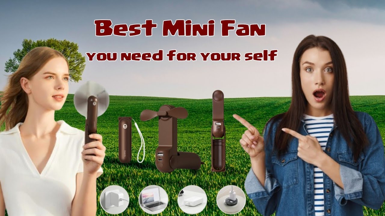 Best mini fan 2024.Best JISULIFE Handheld Mini Fan, - YouTube