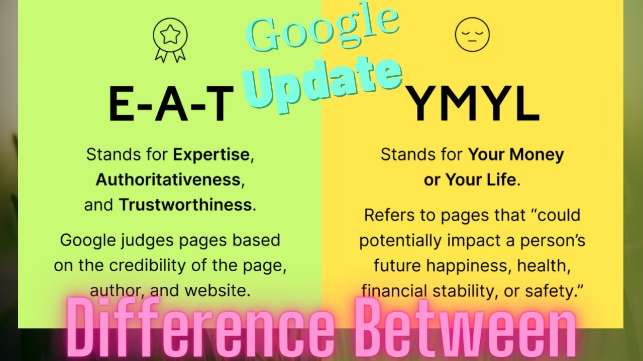 Google E.E.A.T and Y.M.Y.L Algorithm Update Explained with Examples ...