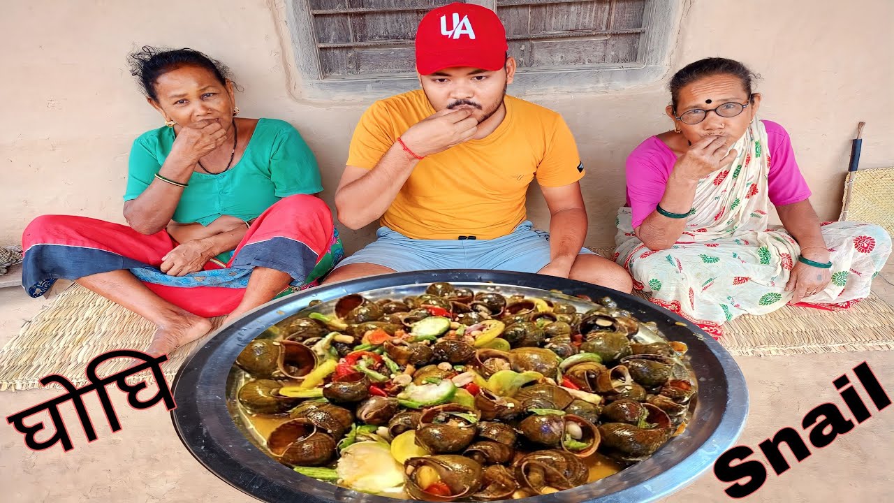 Traditional Style Coocking || Ghoghi (Snail) Curry Recipe || Healthy ...