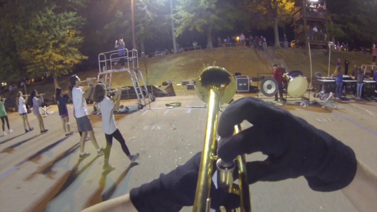 Walton High School Marching Band Trumpet Cam Full Run 10/26/17 - YouTube