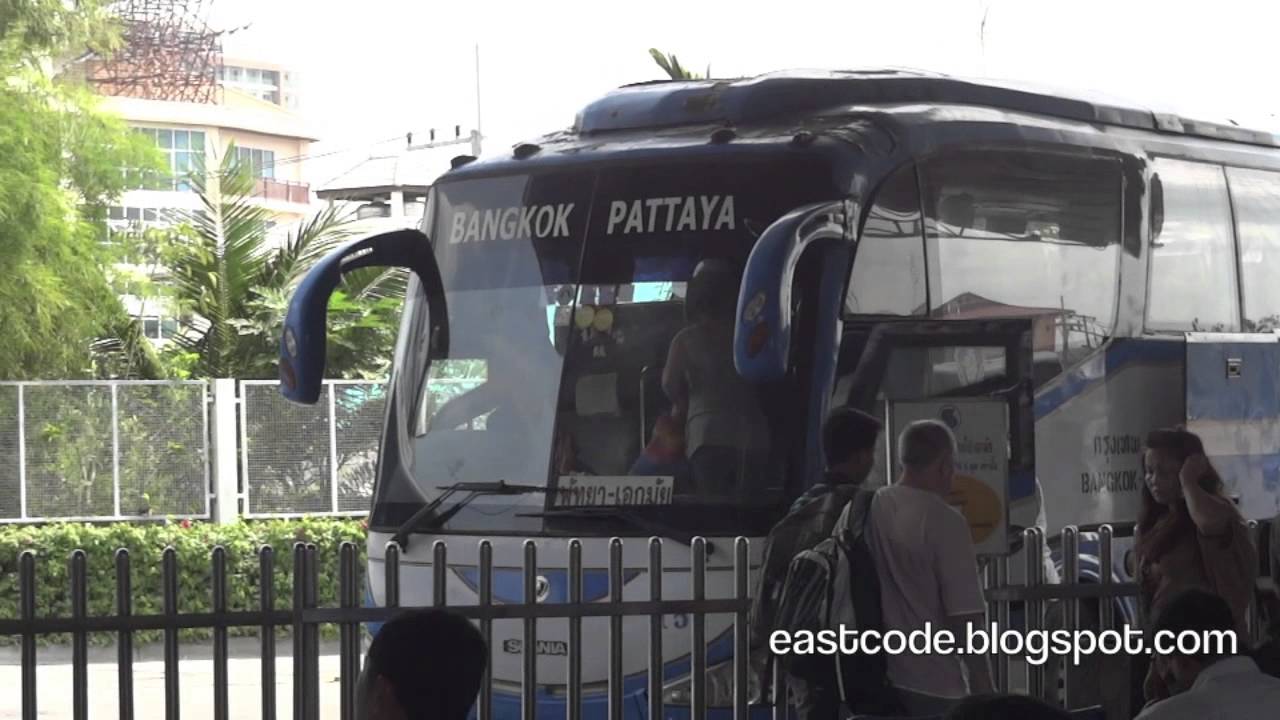 Main Pattaya bus station to Bangkok City and BKK Airport - YouTube