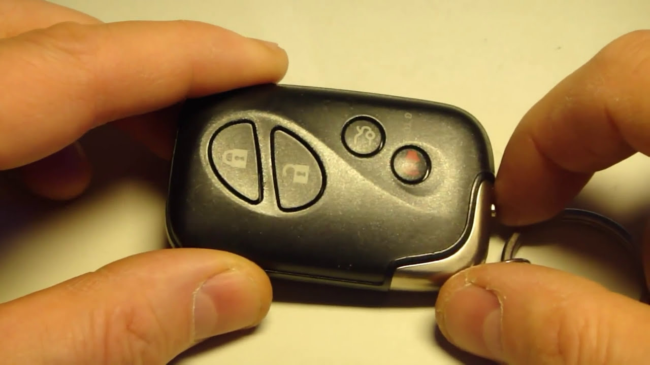 How to replace Battery Lexus LS remote smart key. Years 2005-2012 ...