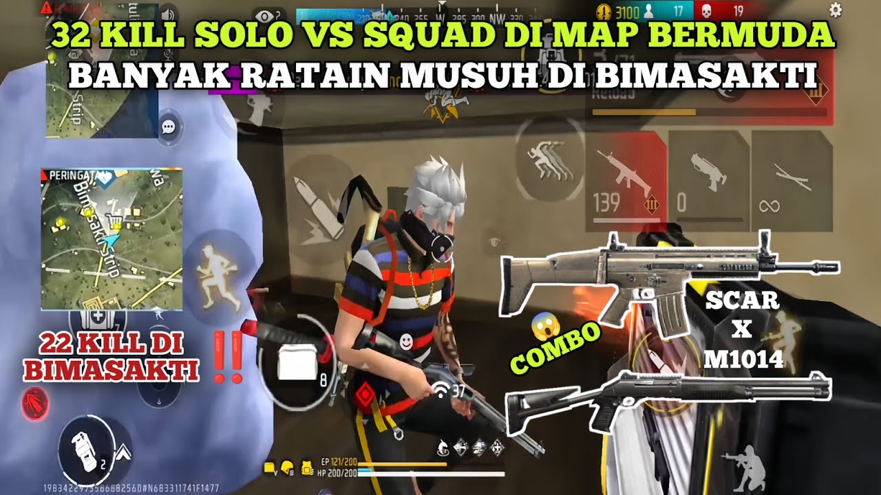 NEW UPDATE‼️SOLO VS SQUAD 32 KILL, BIKIN MUSUH TURU😱 - FREEFIRE ...