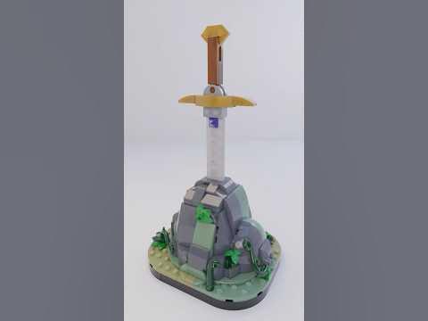 Сборка набора Лего меч короля Артура. Меч в камне. #lego #brick # ...