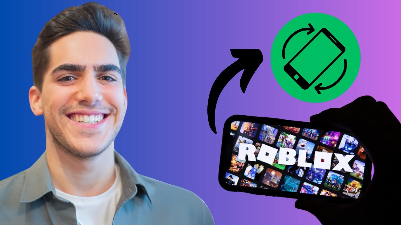 How To Turn Your Screen Sideways On Roblox Mobile - YouTube