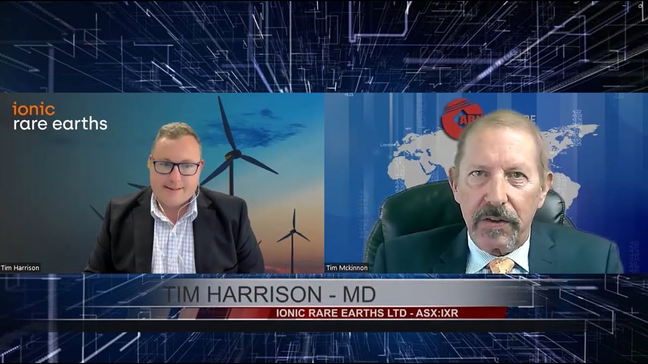 Ionic Rare Earths Limited (ASX:IXR) Managing Director Tim Harrison is Interviewed by ABN ...