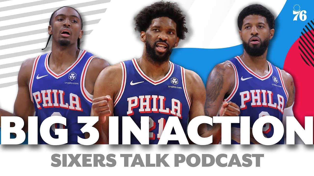 We finally see what the Sixers big 3 will look like | Sixers Talk - YouTube