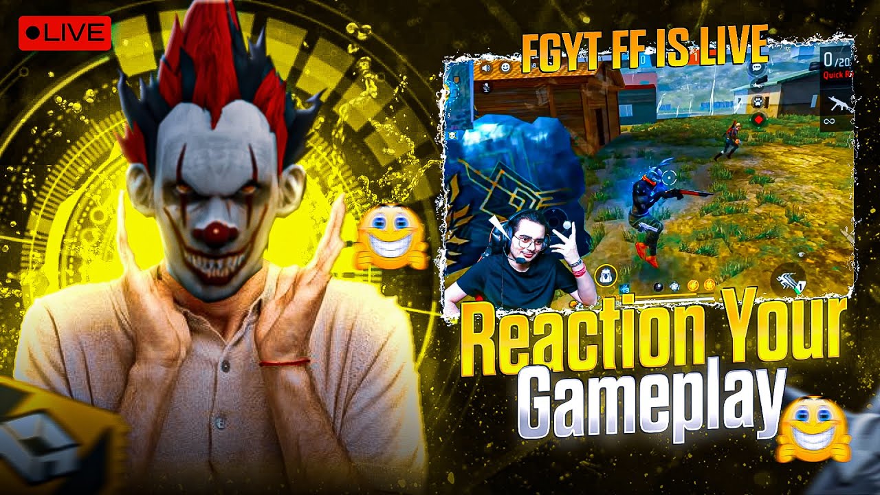 Free Fire Live Reaction,FGYT ff Epic 😱 Reaction On YOU 🔥#freefire # ...