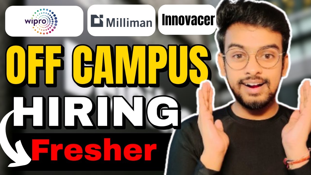 Wipro, Comechat, Milliman Biggest Hiring | OFF Campus Drive For 2025, 2024, 2023 Batch | Fresher ...