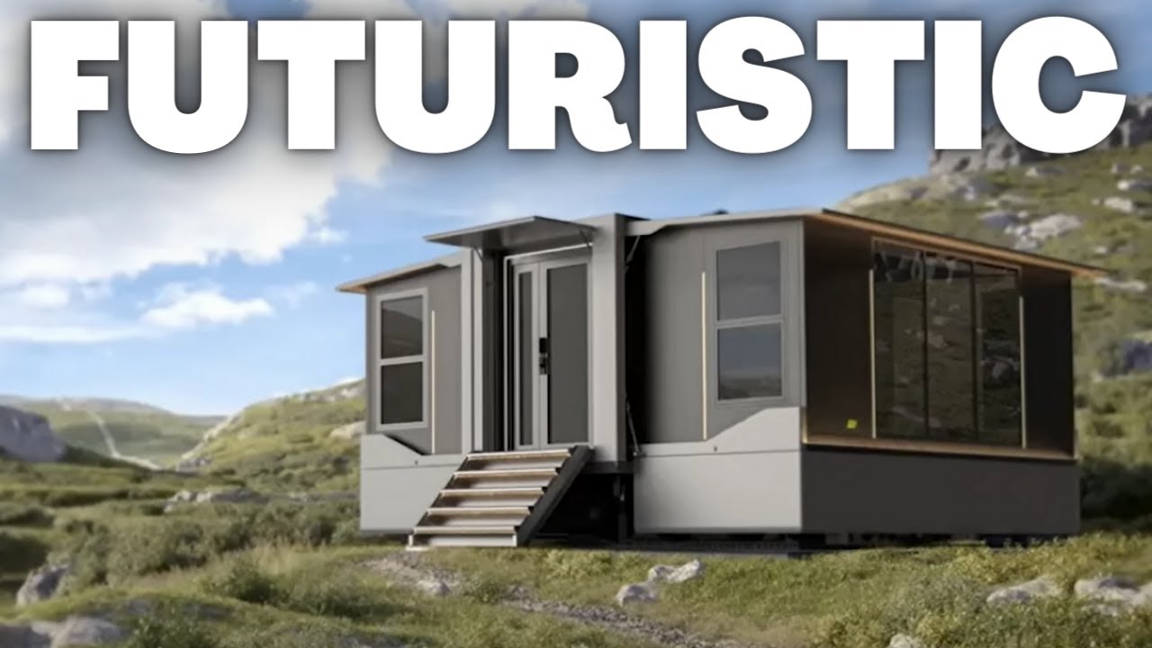 This NEW prefab home is like something from the FUTURE! Prefab House ...