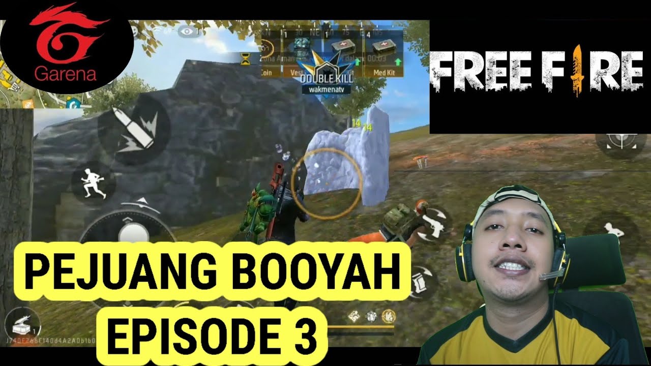 edisi pejuang booyah lagi main game free fire - YouTube