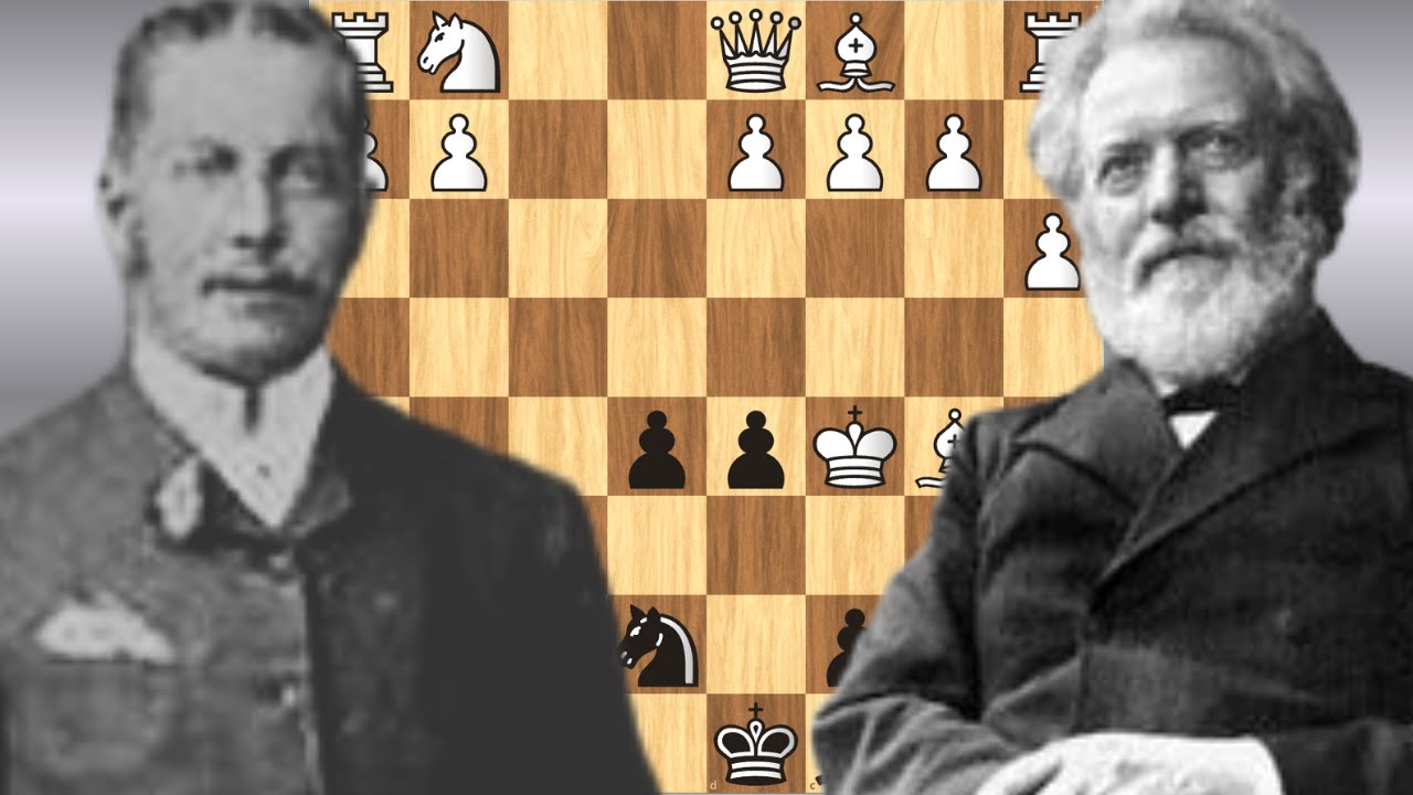"Immortal Draw" | Karl Hamppe – Philipp Meitner | Vienna, 1872 - YouTube
