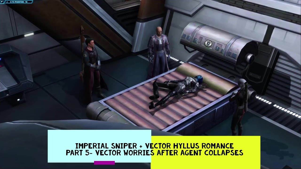 SWTOR: Imperial Agent + Vector Hyllus Romance Part 5- Vector Worries ...