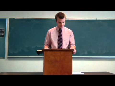 Josh Allison's Sermon Spring 2011 Freed-Hardeman University - YouTube