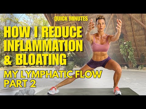 How I Reduce Inflammation & Bloating: My Lymphatic Flow Workout: Part 2 | Women Over 40