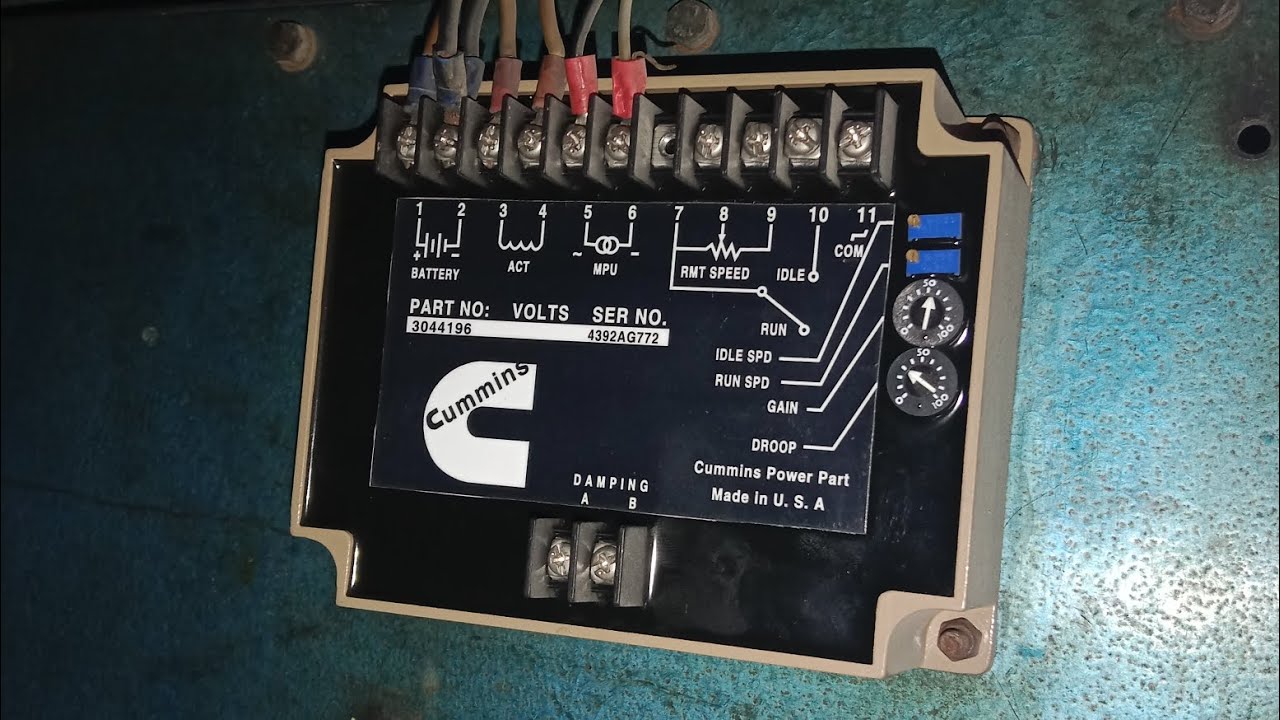 speed controller connection and troubleshoot #speed controller #cummins ...