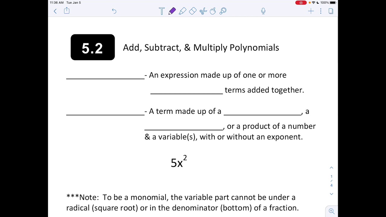 Lesson 5.2 Part 1 - YouTube