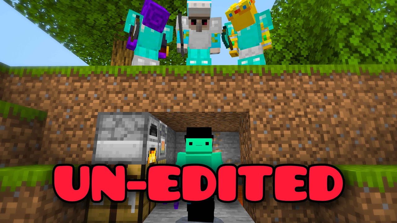 Minecraft Speedrunner VS 3 Hunters BONUS UNCUT - YouTube