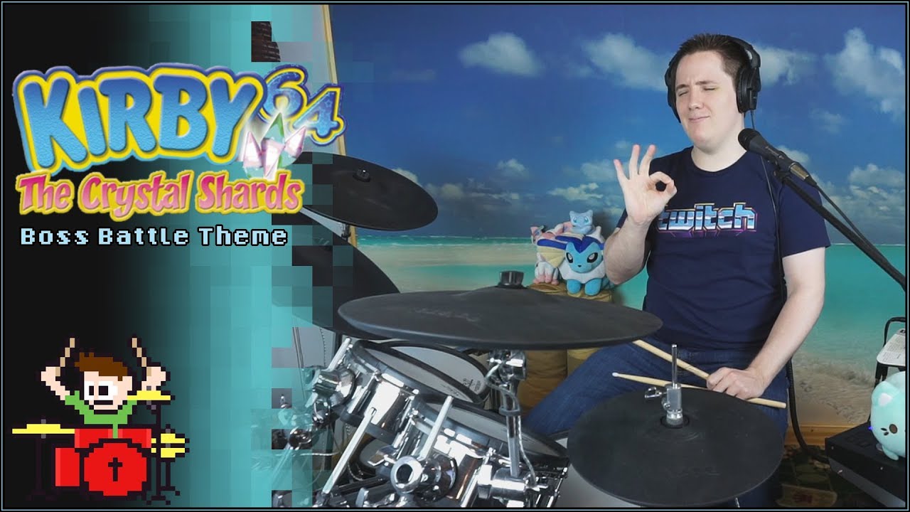 Kirby 64: The Crystal Shards Boss Theme On Drums! - YouTube