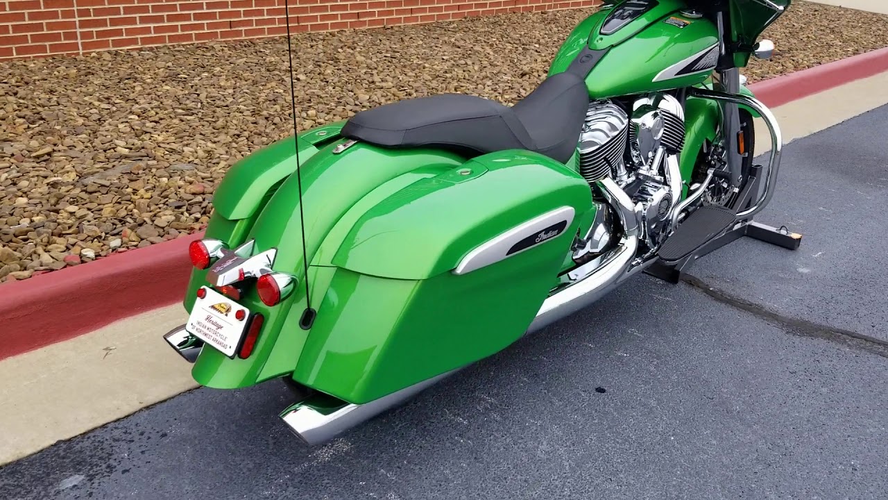 2020 Indian Chieftain Limited Dragon Green - YouTube