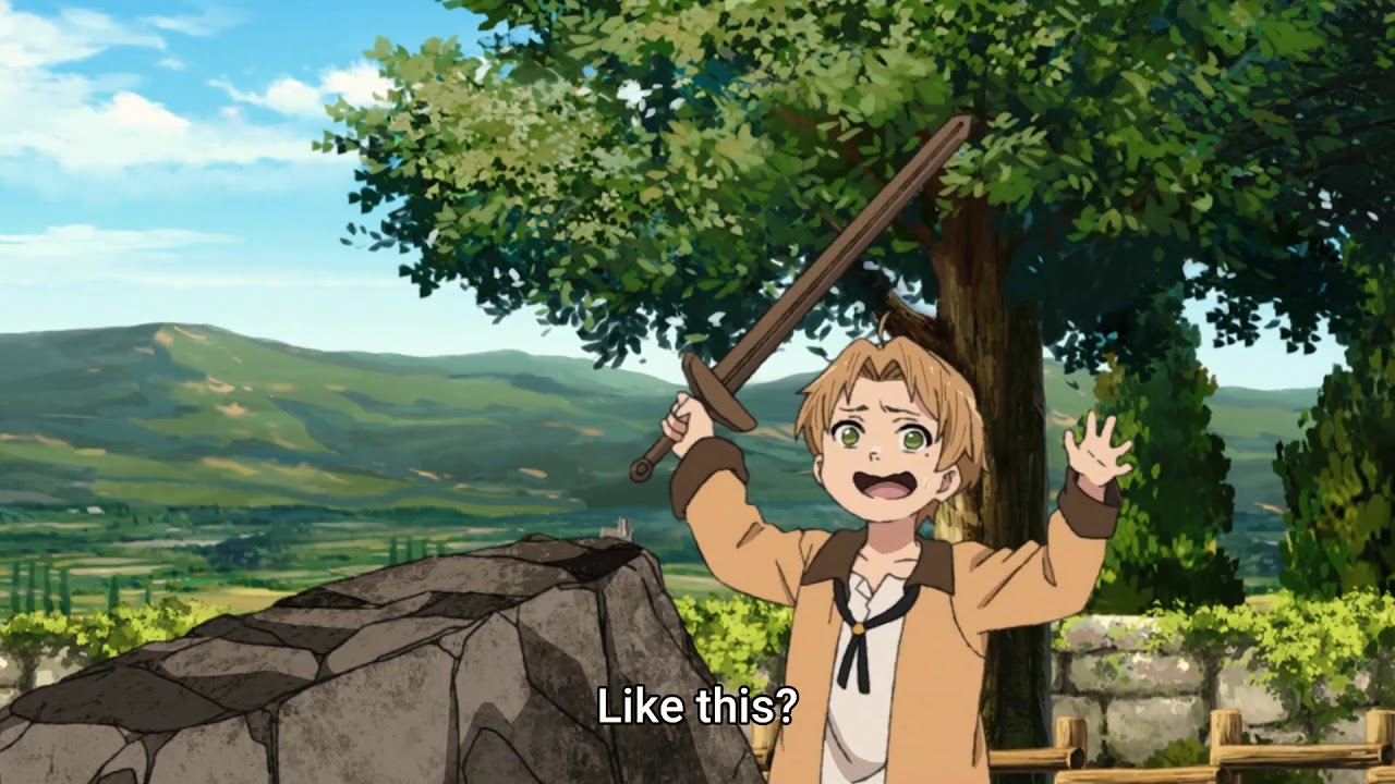 Mushoku Tensei Jobless Reincarnation Scene Sword Training - YouTube