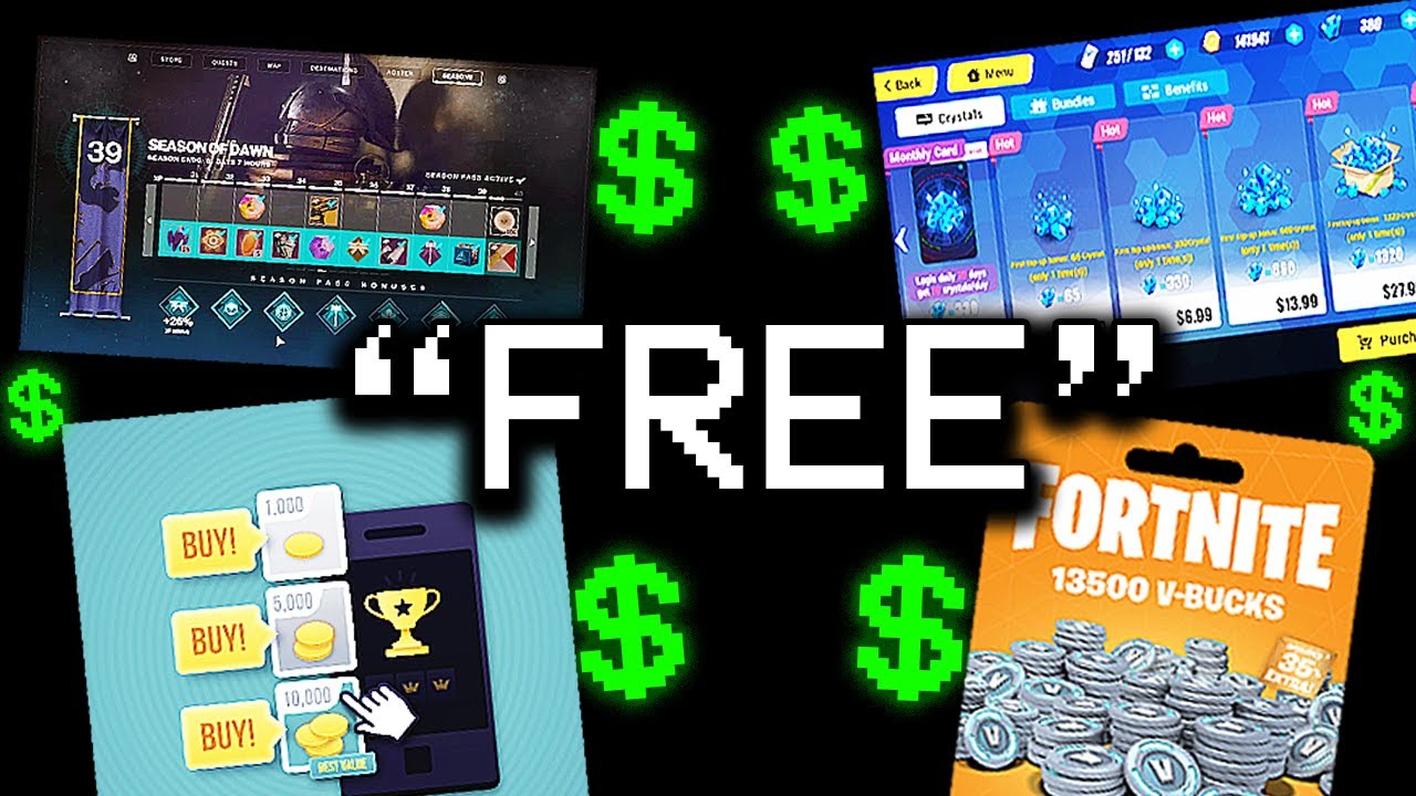The Problem With Free To Play Games - YouTube