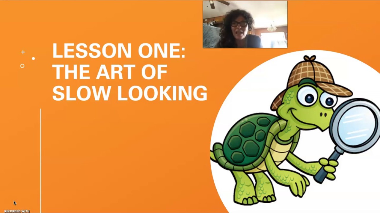 The Art of Slow Looking artf100 lesson 1 overview - YouTube
