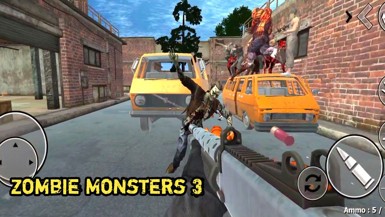 Zombie Monsters 3 New update - Zombie evil kill 7 escape GAMPEPLAY #21 ...