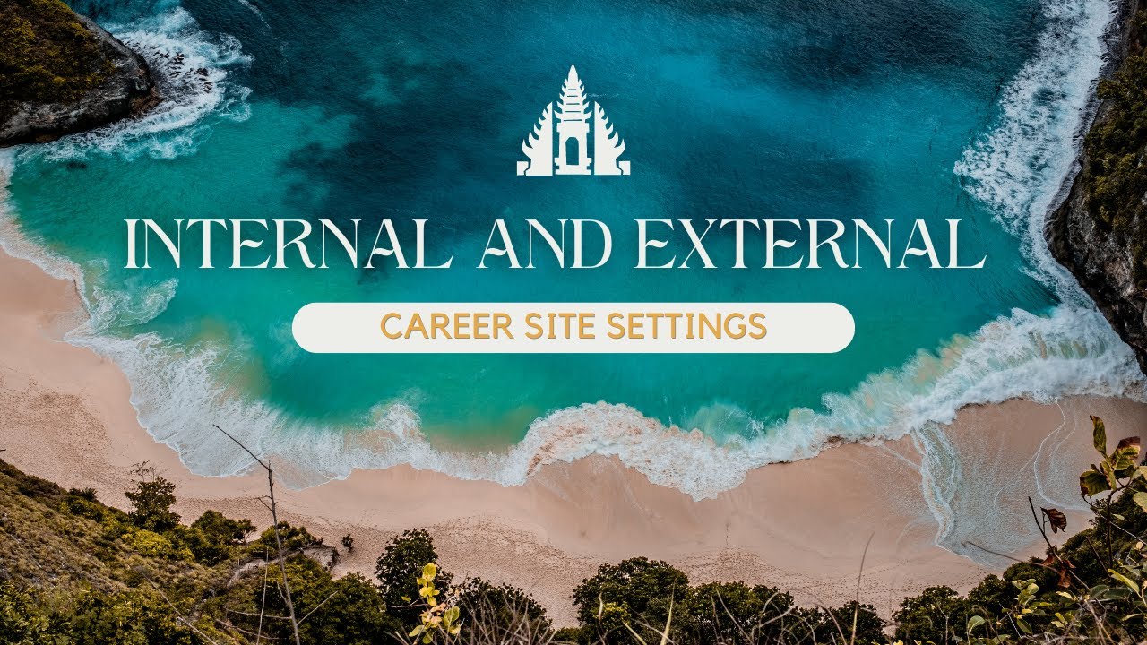 SAP SF RCM ADDITIONAL RECRUITING FEATURES Internal And External Career ...